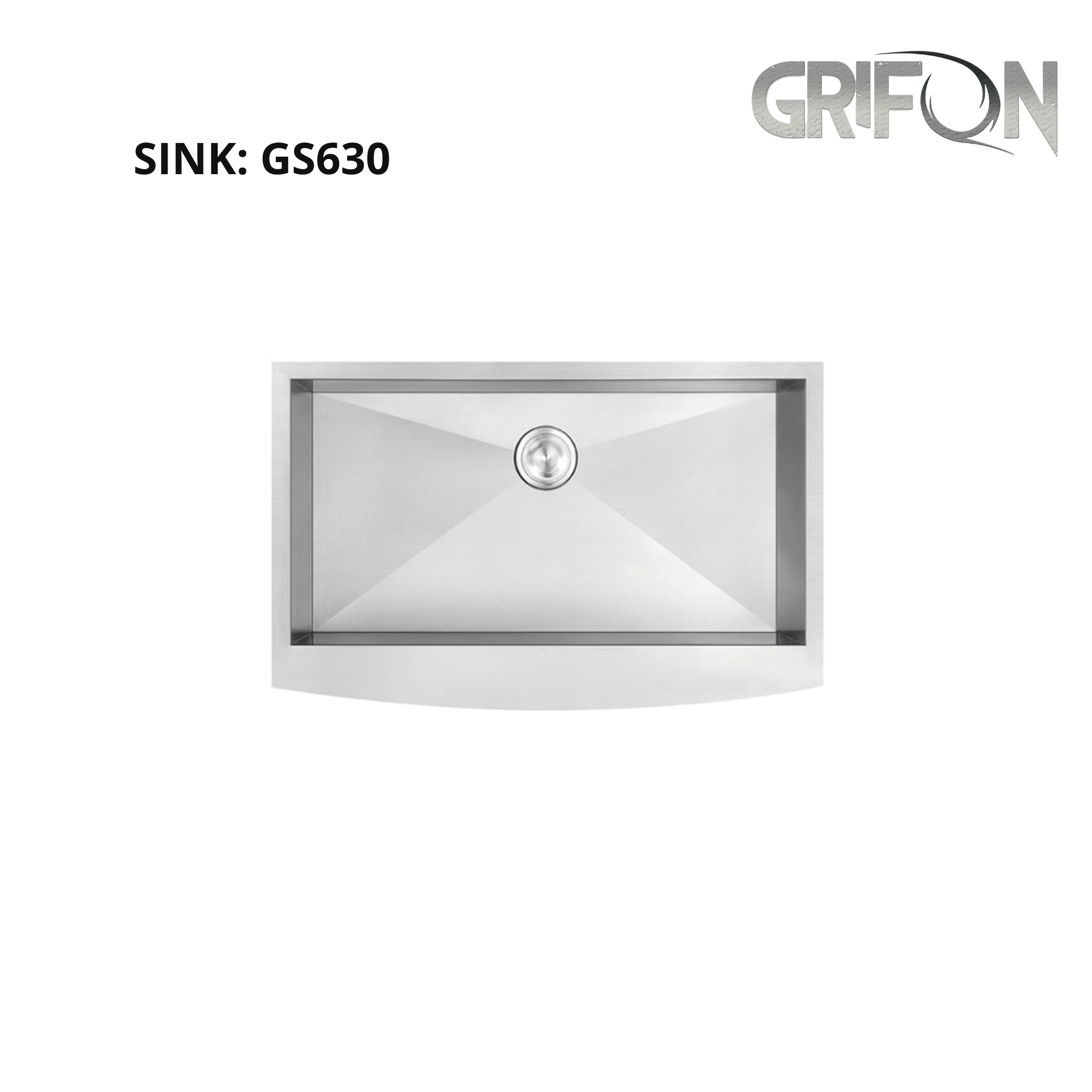 Bel Pro™ GS630 Stainless steel 30-In Undermount Single Bowl Apron Kitc ...